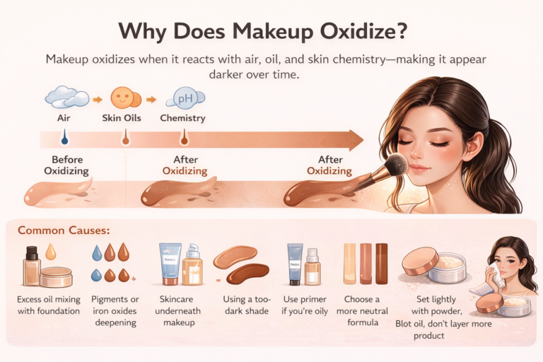 What is Makeup Oxidation and How Can You Prevent It? - Luminli