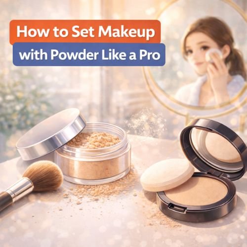 How to Set Makeup with Powder Like a Pro - Luminli