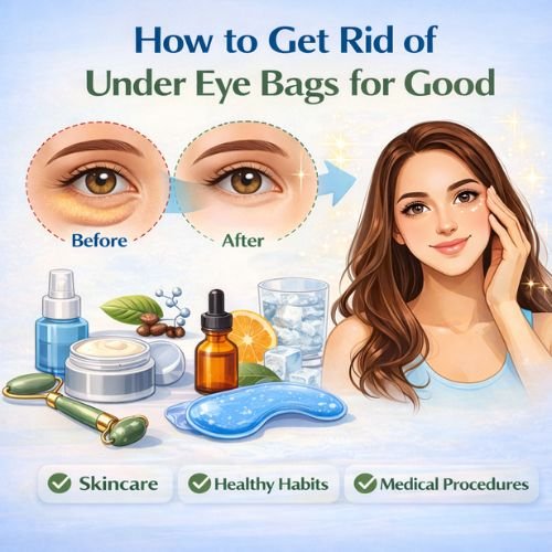 How to Get Rid of Under Eye Bags for Good - Luminli