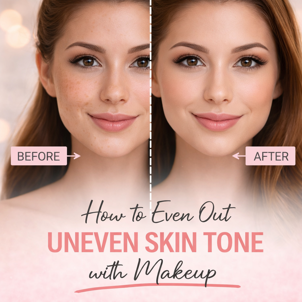 How to Even Out Uneven Skin Tone with Makeup - Luminli