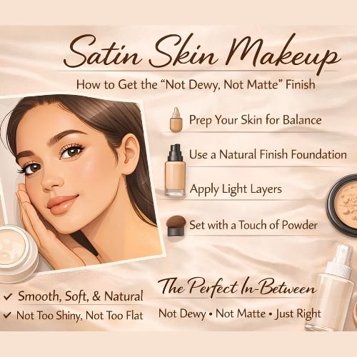 Satin Skin Makeup: How to Get the Perfect Natural Finish - Luminli